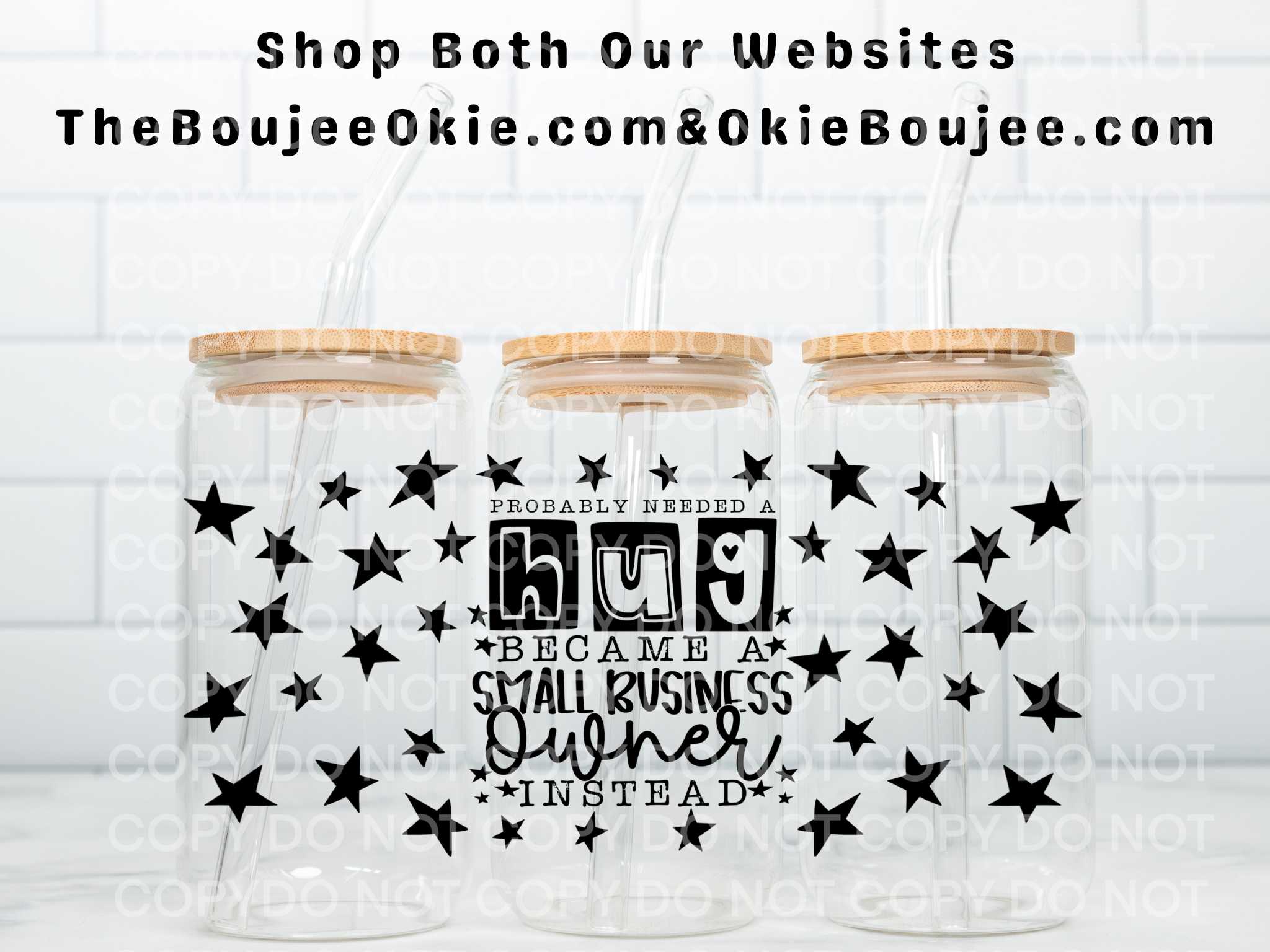 Probaby Needed A Hug Became A Small Business Owner Instead Uv Dtf Wrap ...