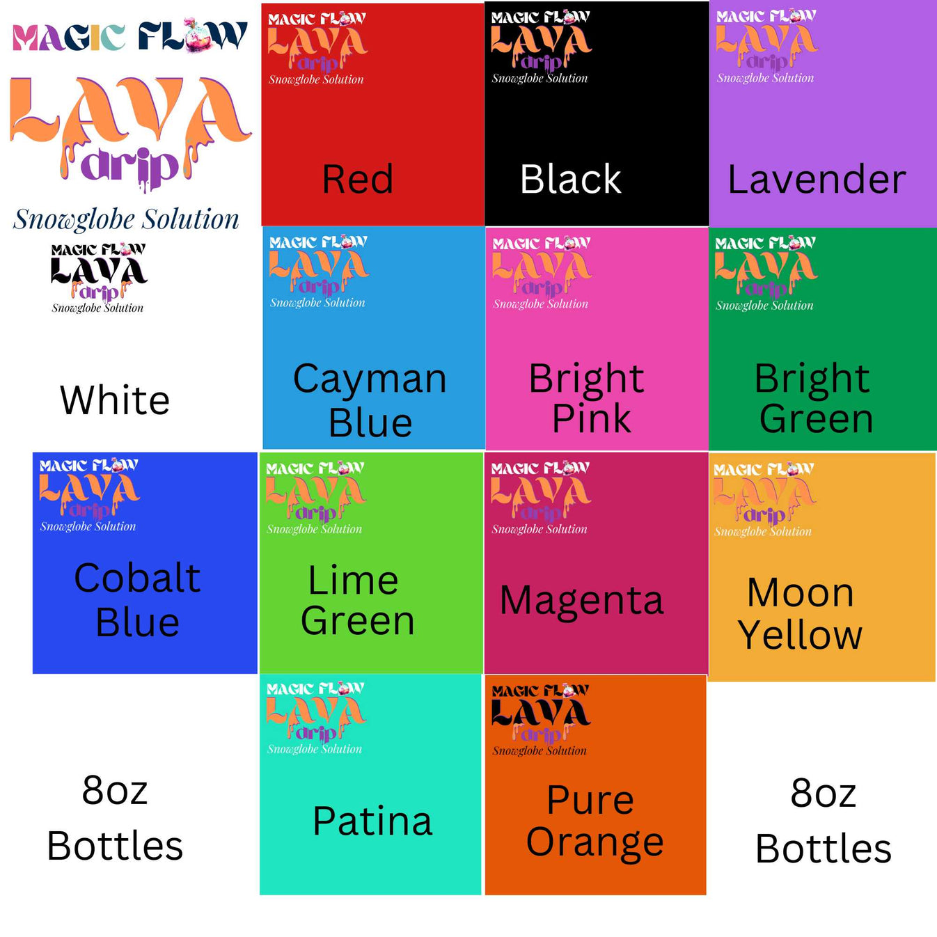 Magic Flow Lava Drip – Lava Tumbler Snow Globe Solution 8oz – The ...